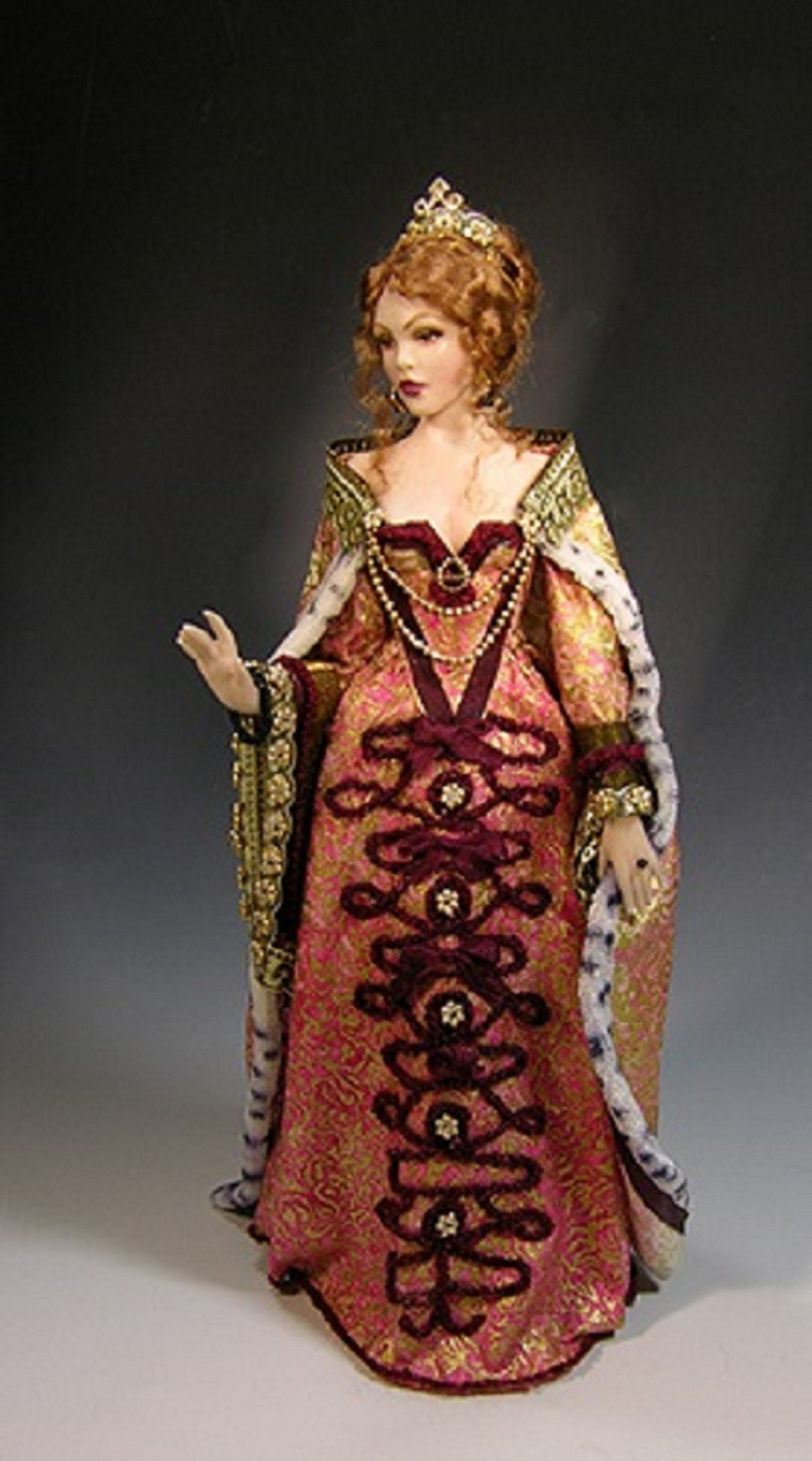 1:12 Scale Miniature Art Doll BORGIA Costume Tutorial & Pattern ...