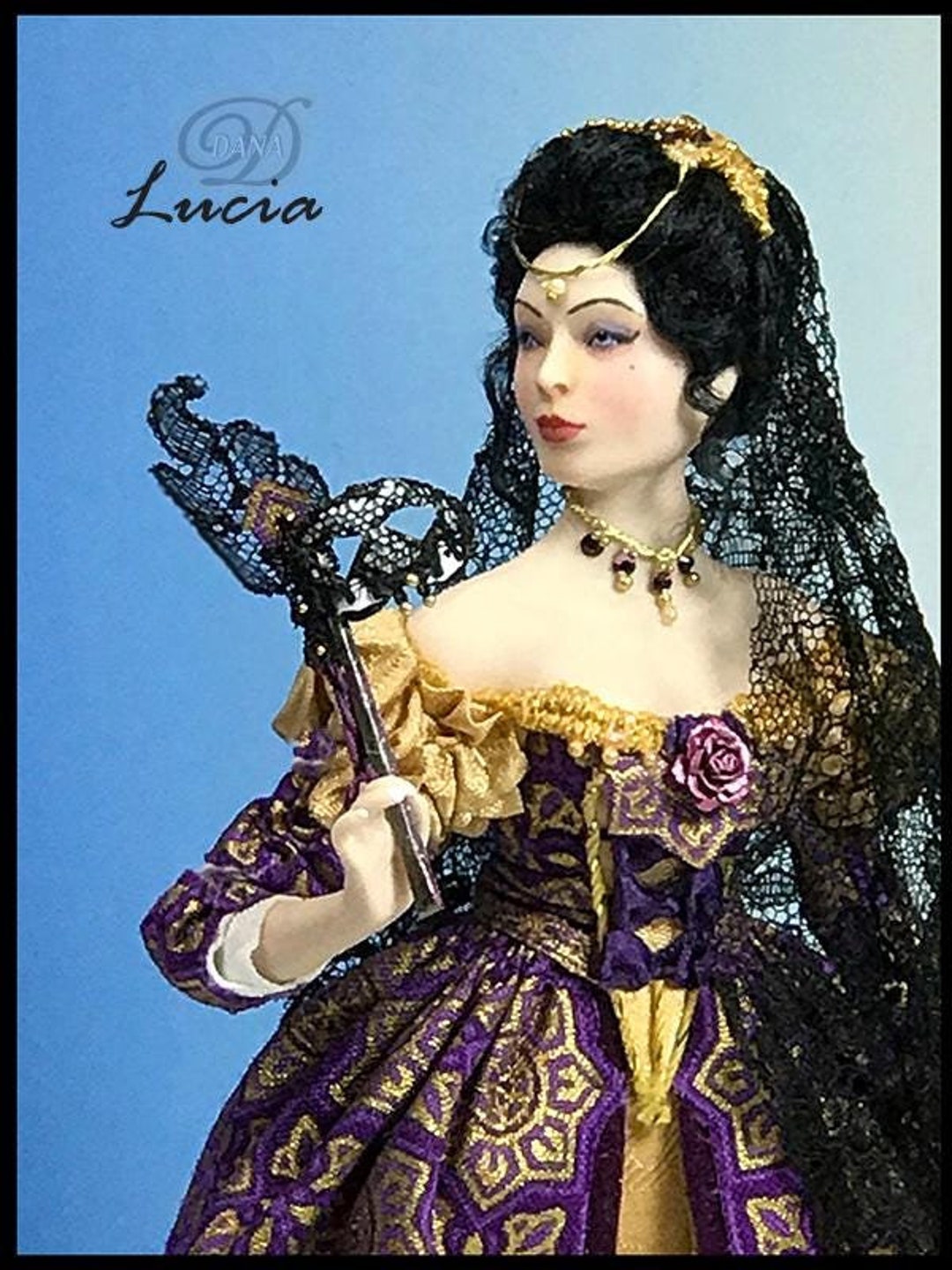 1:12 Visual Mini Doll Dressing Made Easy LUCIA ~ Tutorial by Dana ...