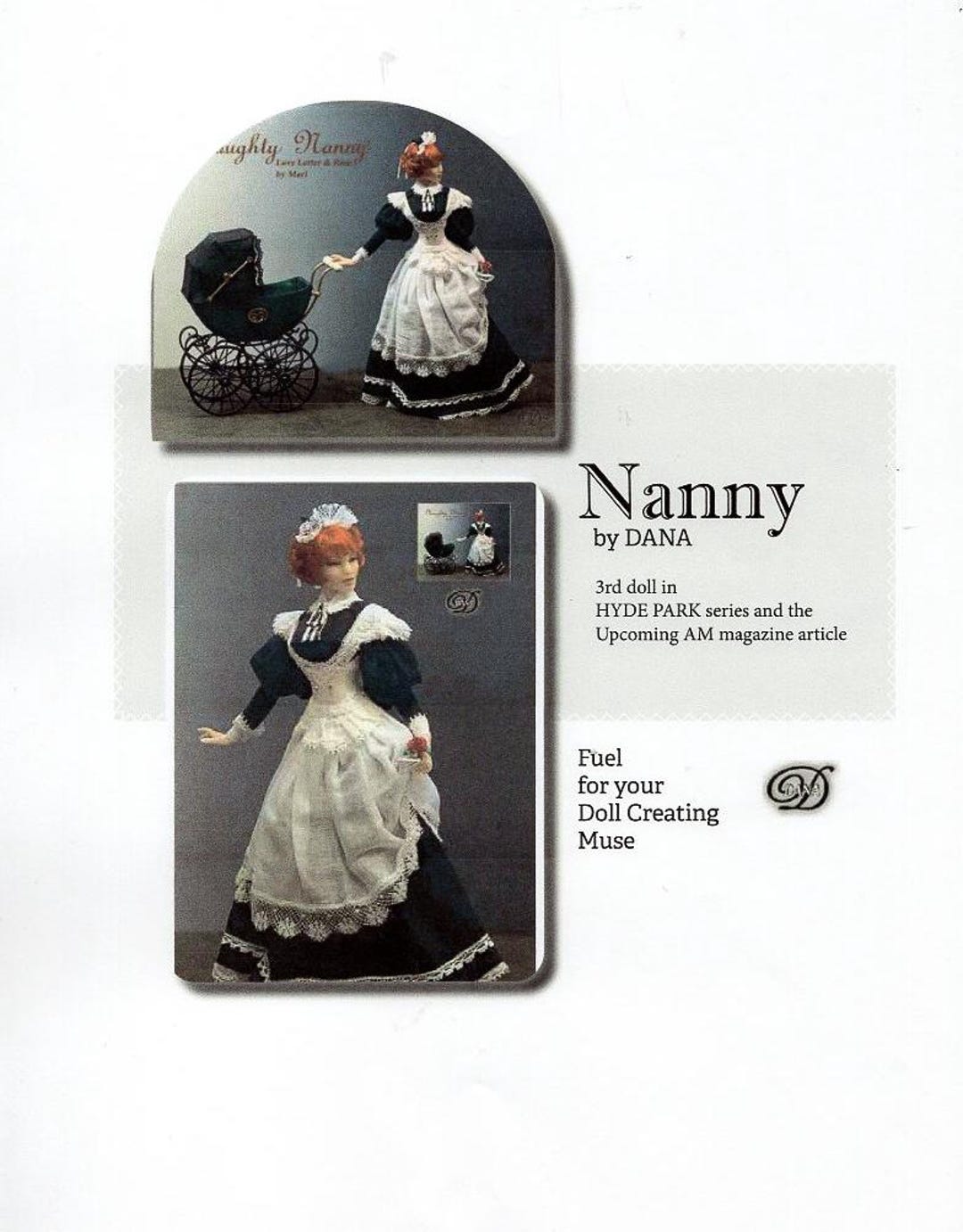 1:12 Visual Mini Doll Dressing Made Easy NAUGHTY NANNY ~ Tutorial by ...