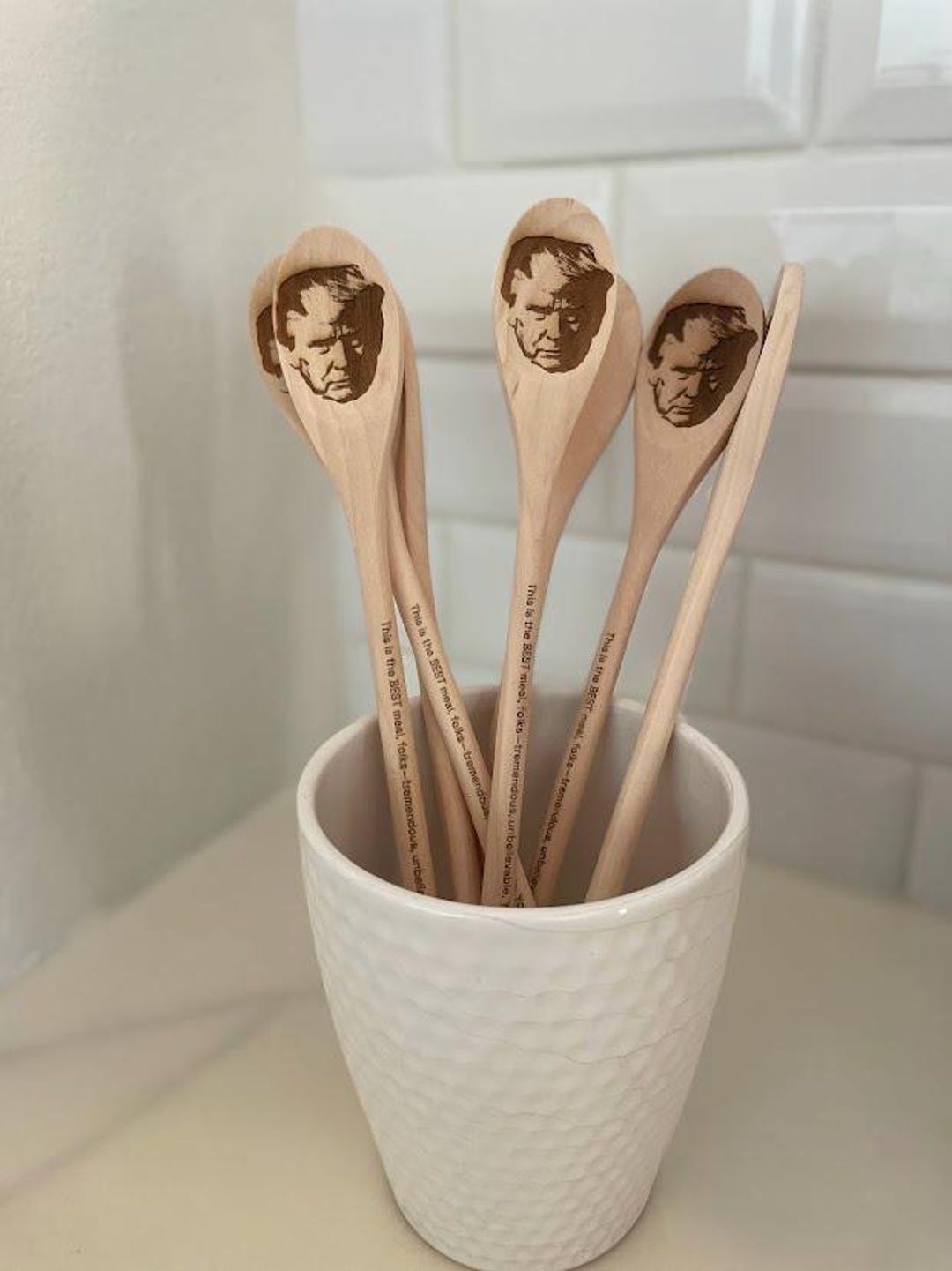 Presidential Wooden Spoon: Hilarious Trump Kitchen Humor, Unique ...