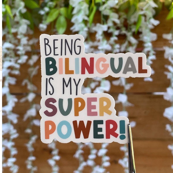 Being Bilingual is My Superpower - Etsy