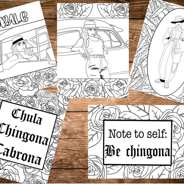 Chola Coloring Pages - Etsy