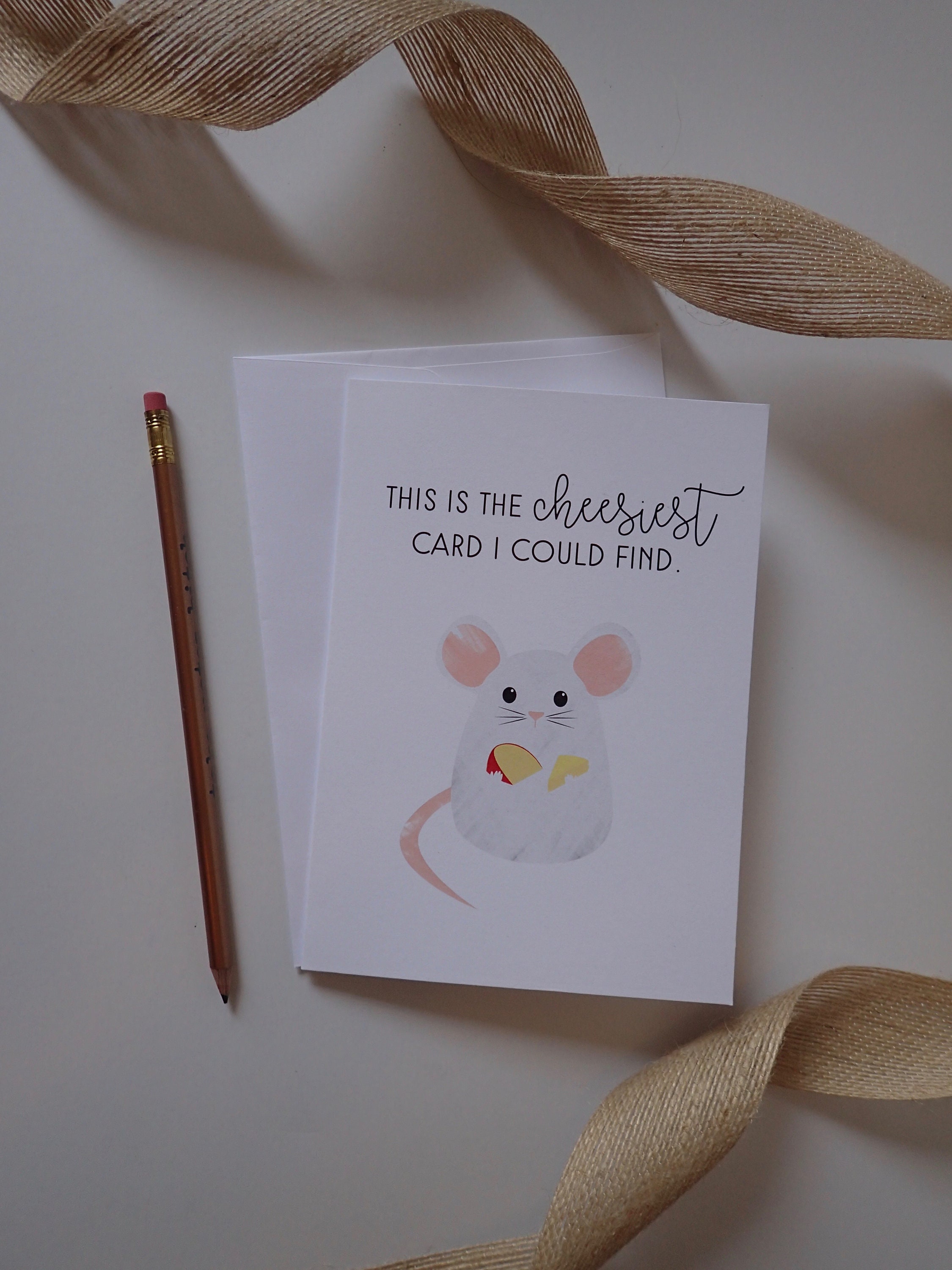 This is the Cheesiest Card I Could Find | Punny Handmade Cute ...