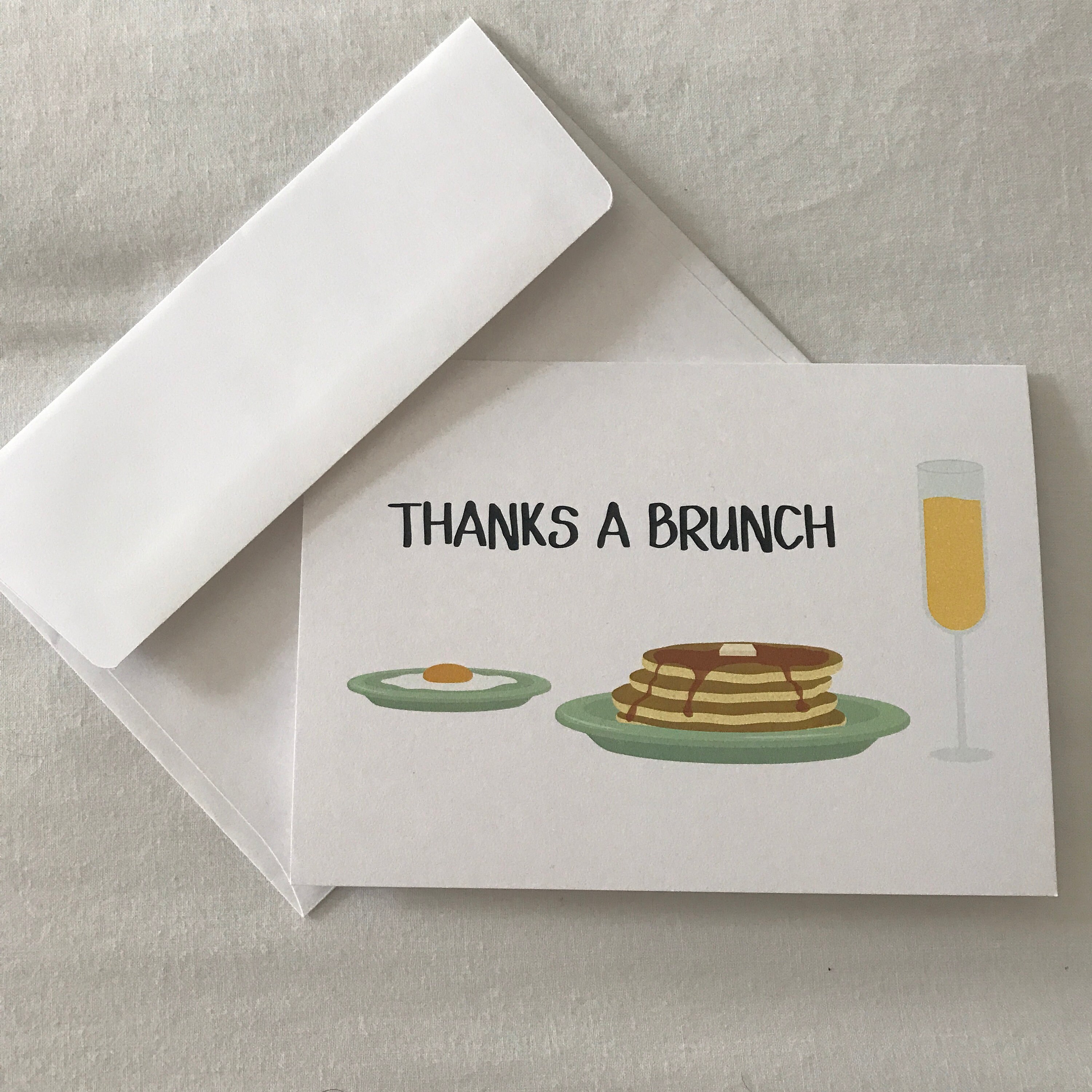 Thanks A Brunch | Punny Handmade Cute Funny Love Food Card Birthday ...