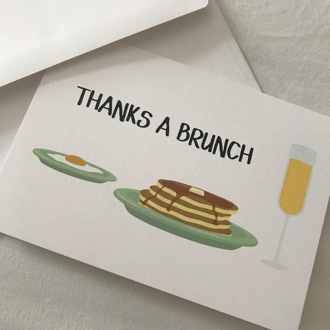 Thanks A Brunch | Punny Handmade Cute Funny Love Food Card Birthday ...