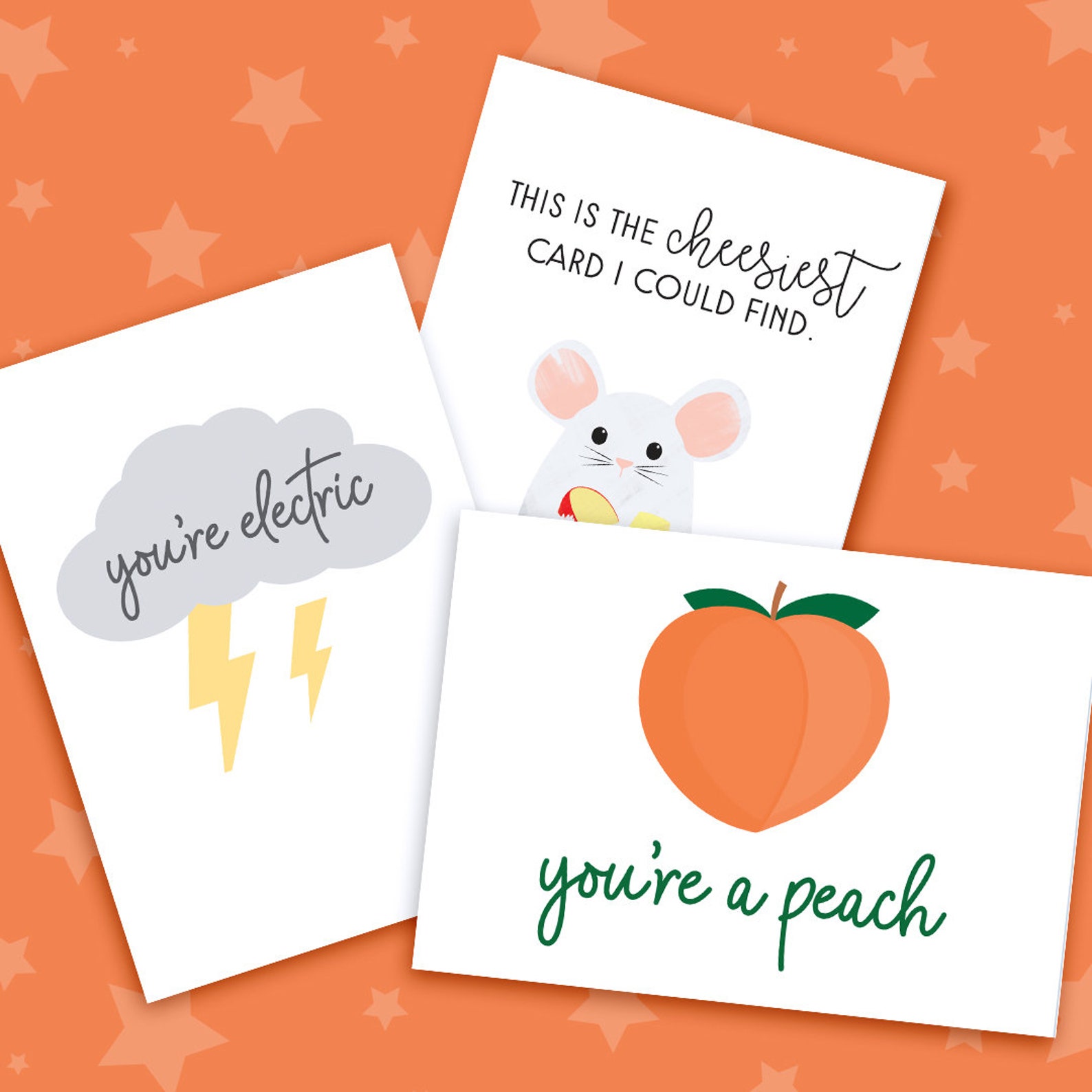 This is the Cheesiest Card I Could Find Punny Handmade Cute - Etsy