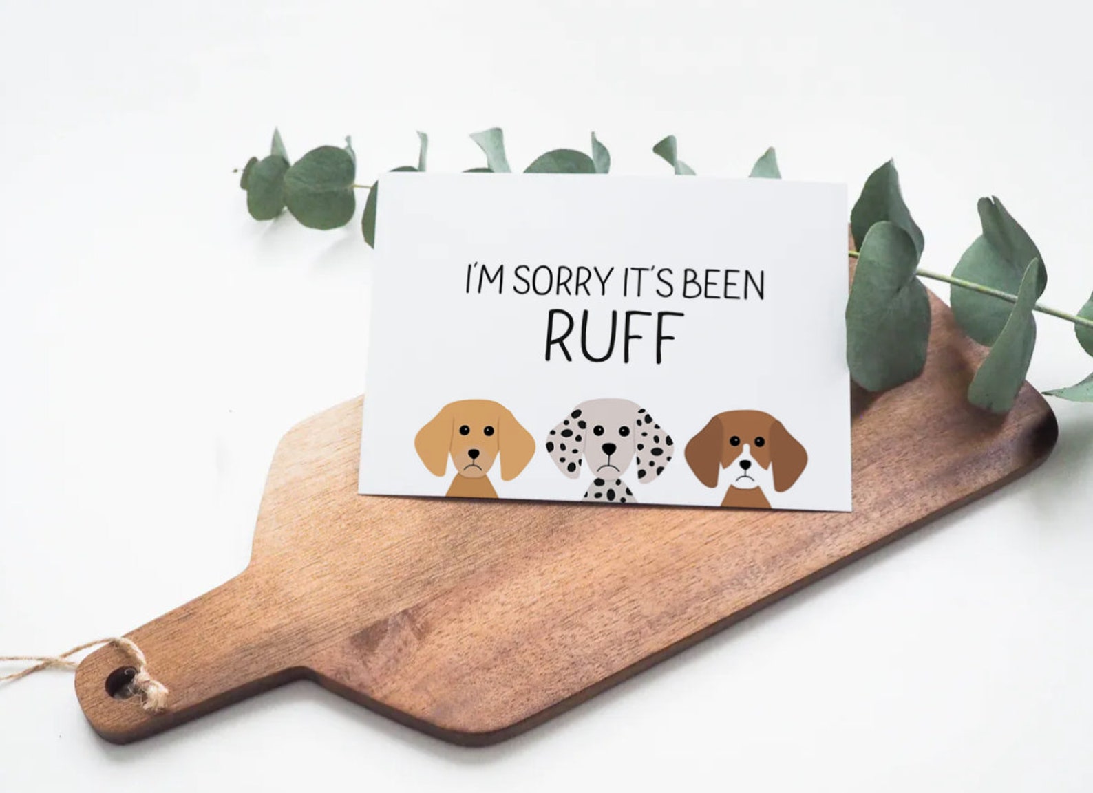 Sorry It's Been Ruff Puppy Dog Thinking of You - Etsy