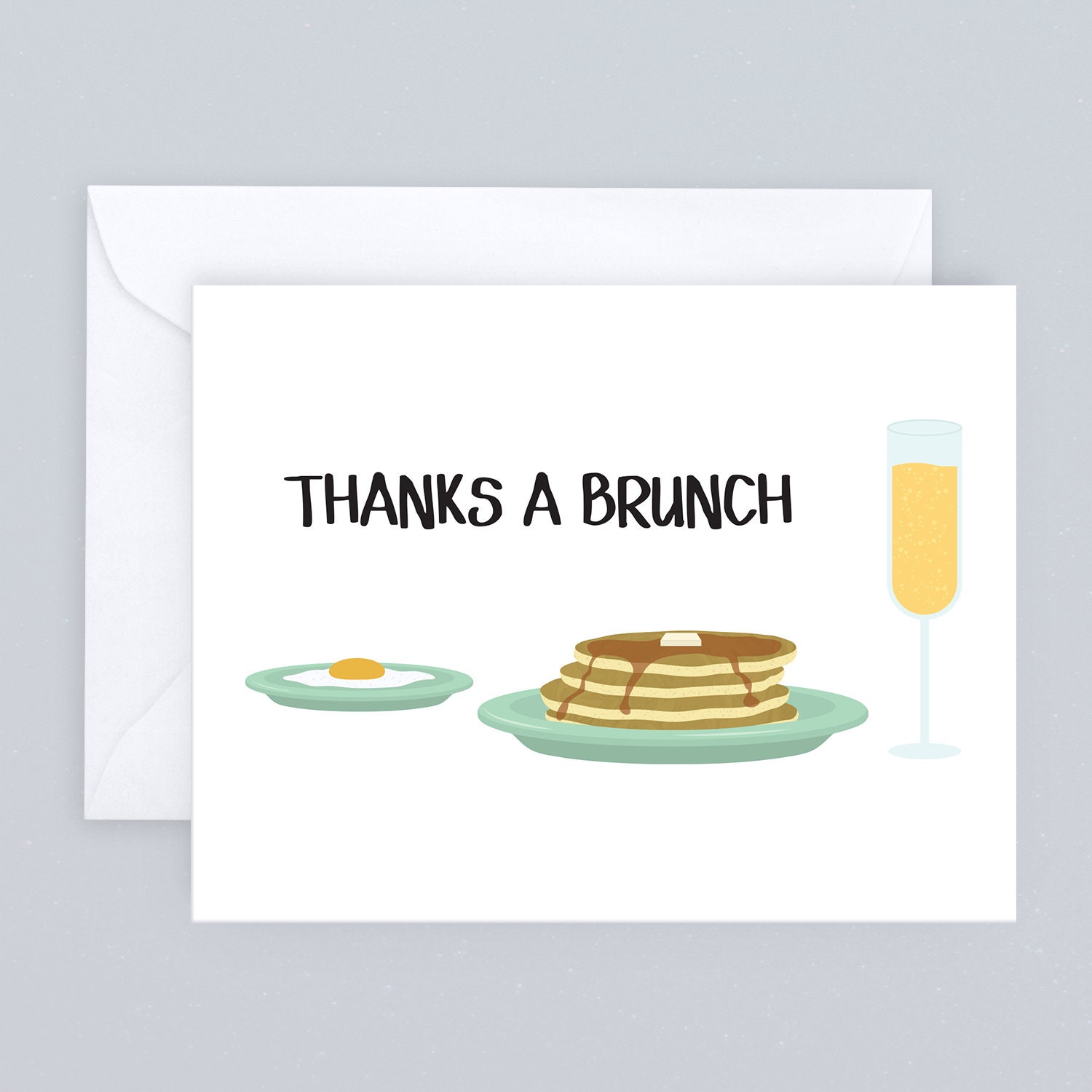 Thanks A Brunch | Punny Handmade Cute Funny Love Food Card Birthday ...