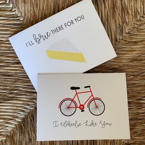 I Wheelie Like You | Punny Handmade Congratulations Friendship Greeting ...
