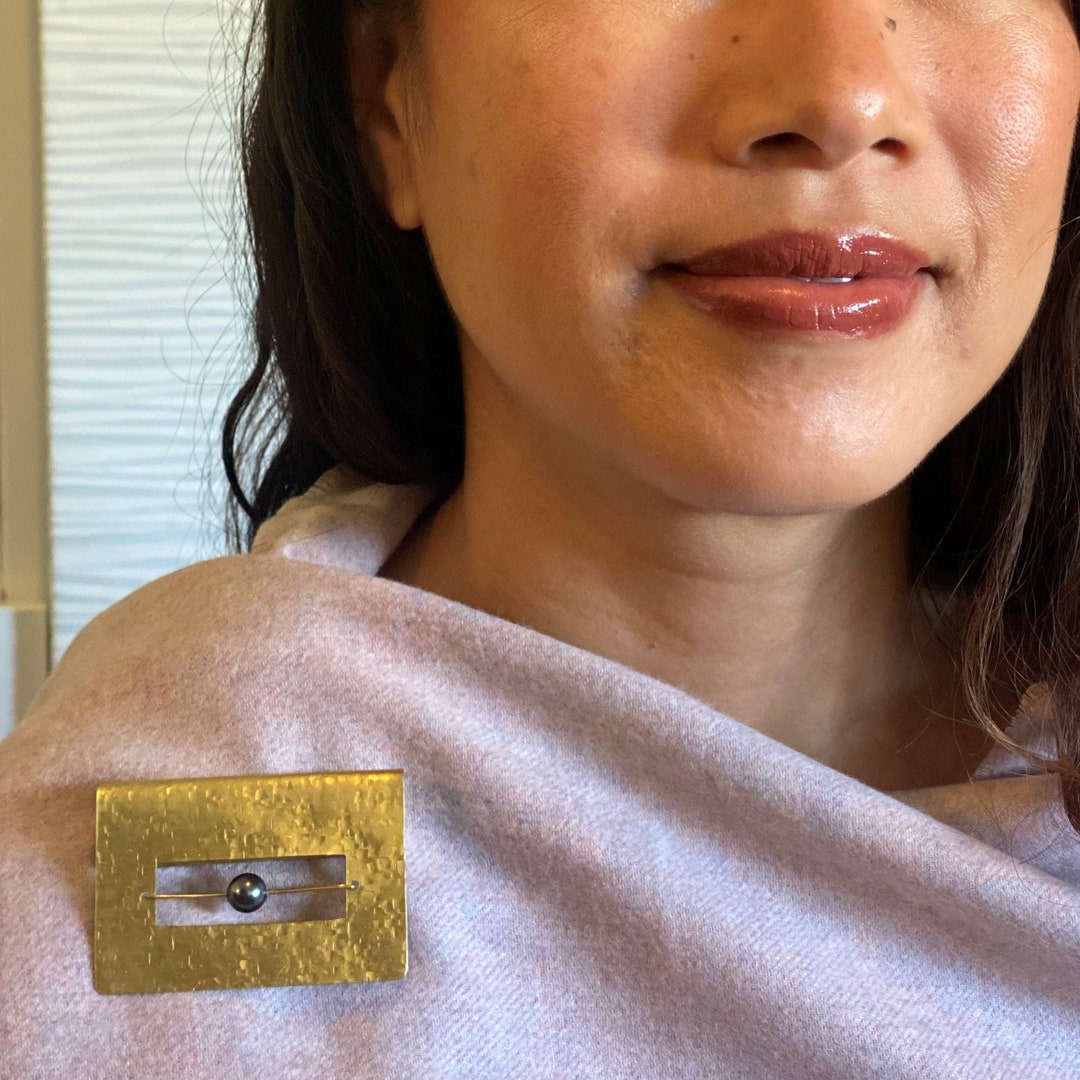 BOOK Sculptural Pin - Etsy