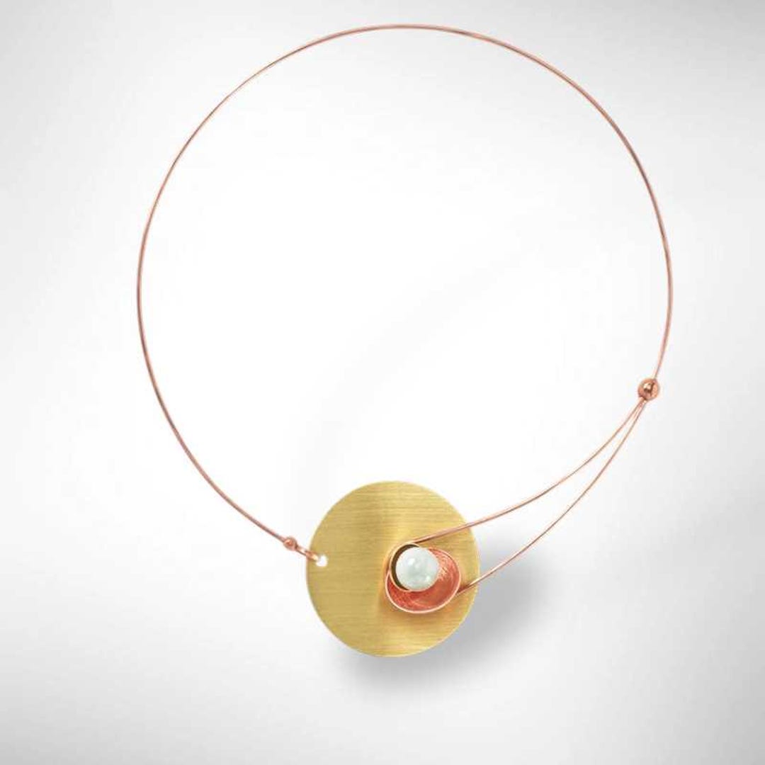 SOLSTICE Best Selling Elegant Small Angular Metal Necklace From the ...