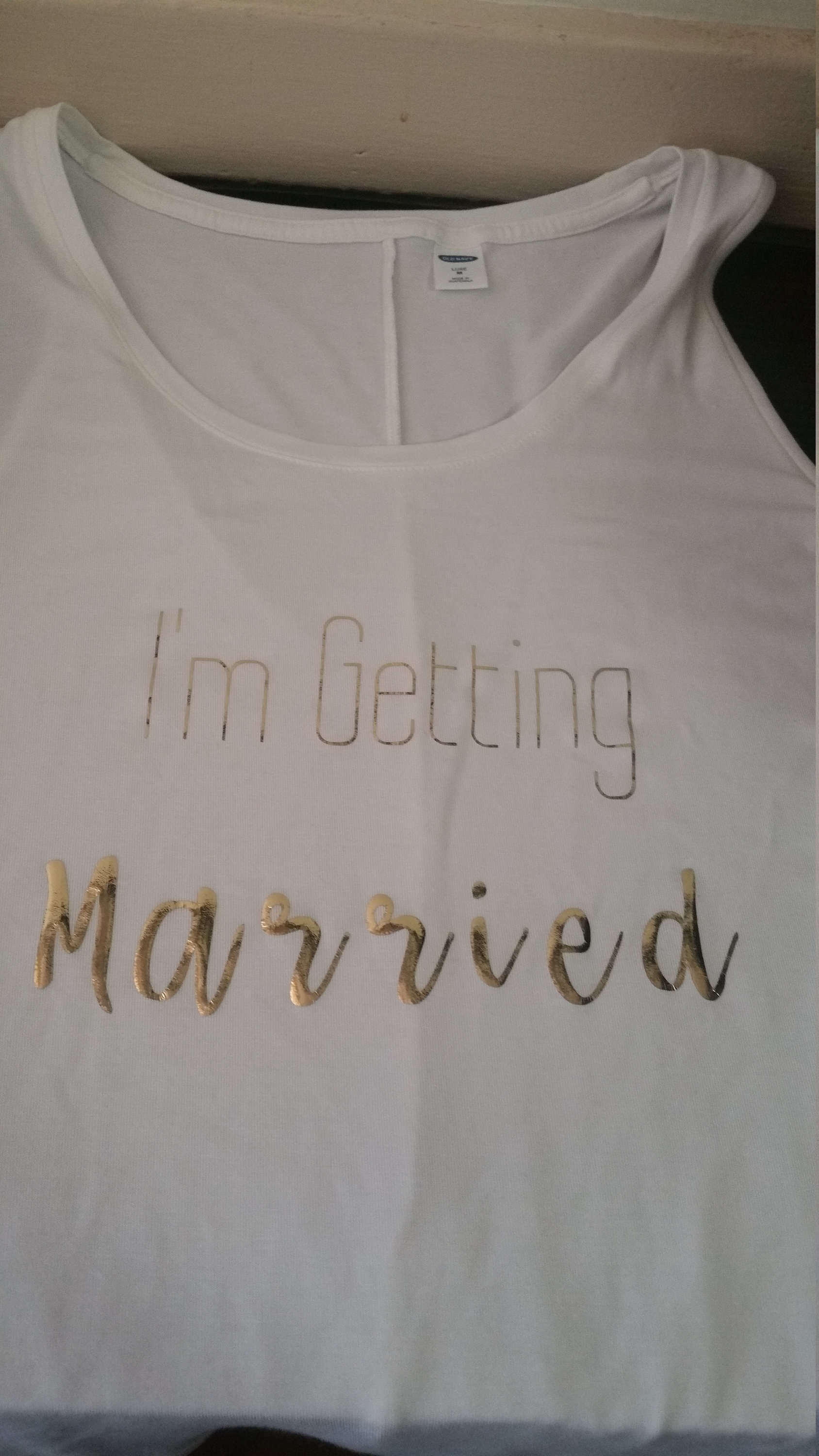I'm Getting Married iron-on - Etsy
