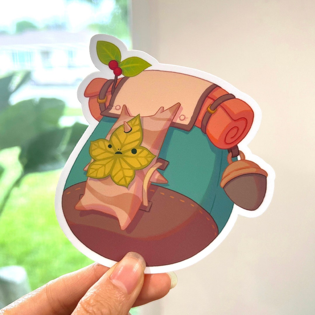 Korok With Heavy Backpack Sticker | TOTK | Legend of Zelda Fanart | High Quality | Die Cut ...