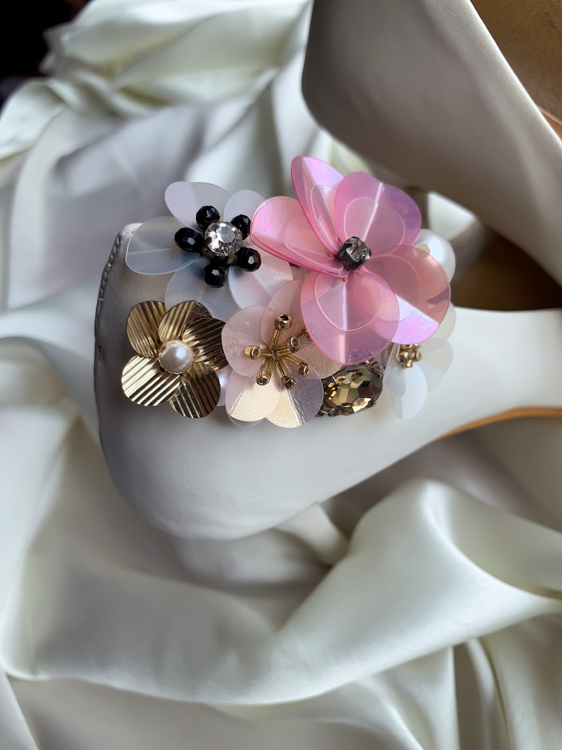 Dream Boat Handmade Shoe Clips Floral Bridal Shoe Pin Pink | Etsy