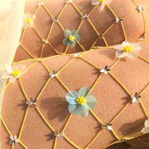 Summer Breeze Fishnet Stockings | Fancy Tights | Vintage Flower ...