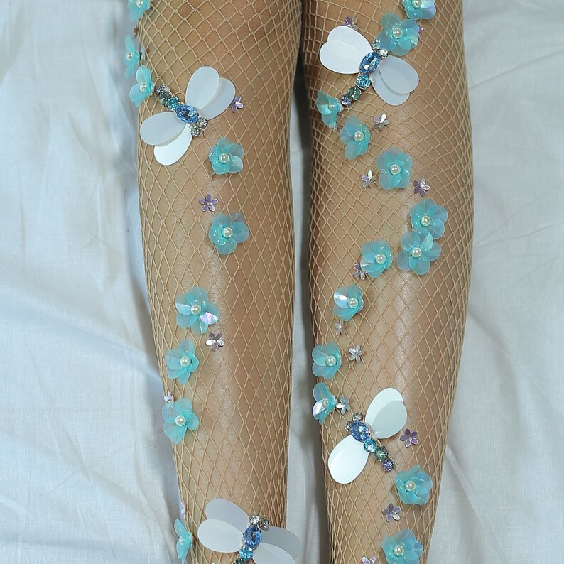 The Butterfly Effect Fishnet Stockings Bridesmaid Vintage | Etsy