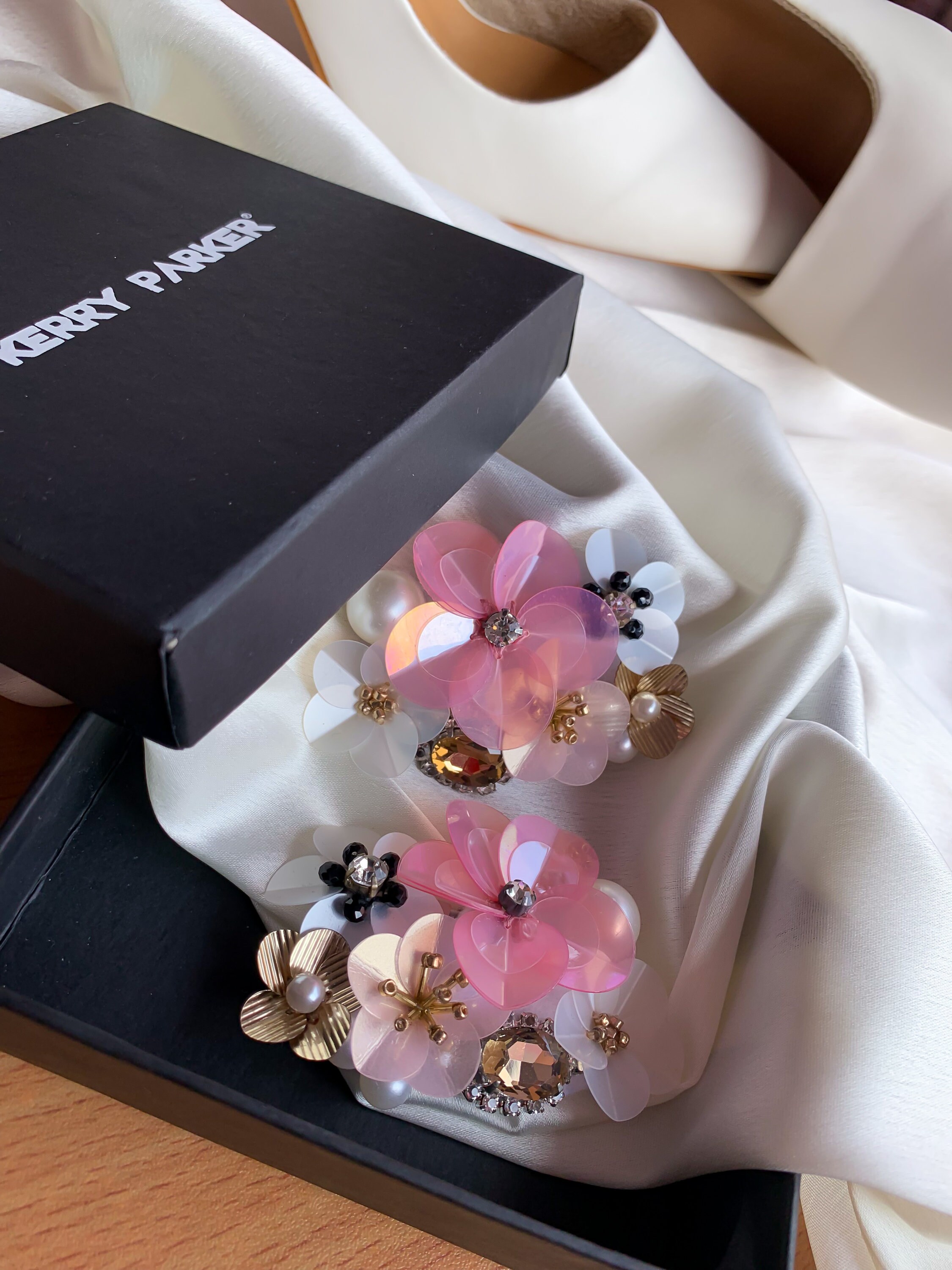 Dream Boat Handmade Shoe Clips Floral Bridal Shoe Pin Pink | Etsy