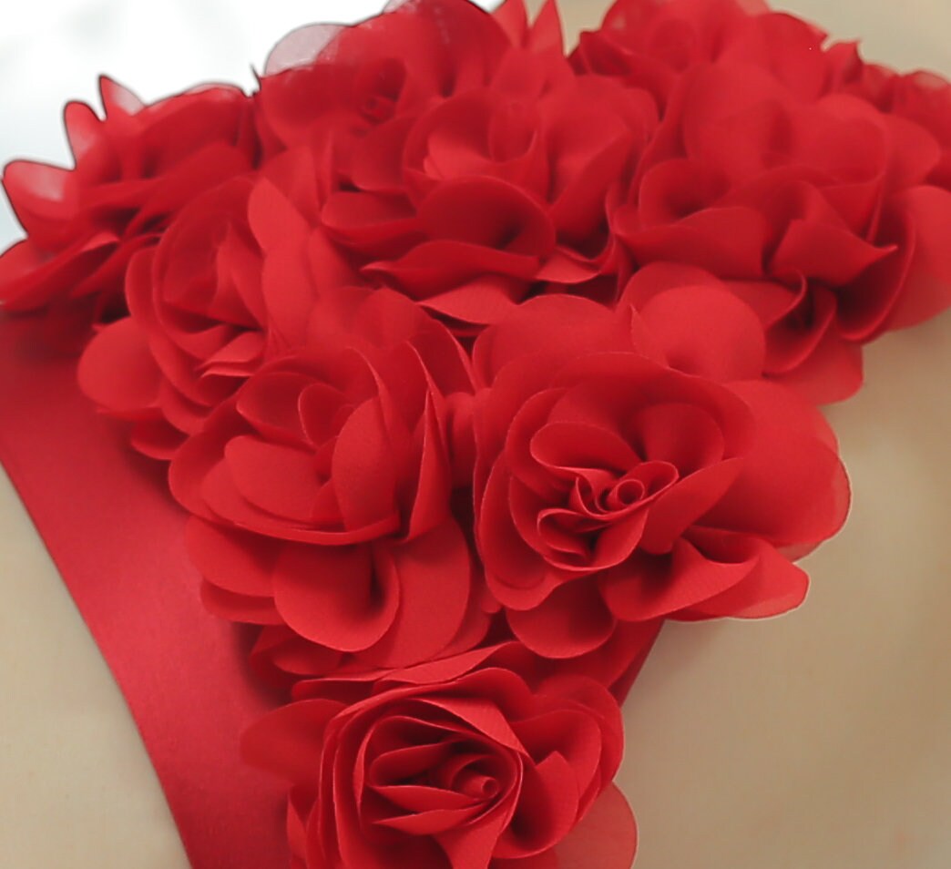 American Beauty Lingerie Set Red Roses Lingerie Bridal | Etsy