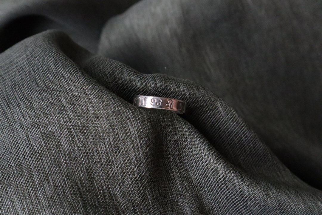 Zodiac Band Ring Sterling Silver, 925 Solid Silver, Thick Ring ...