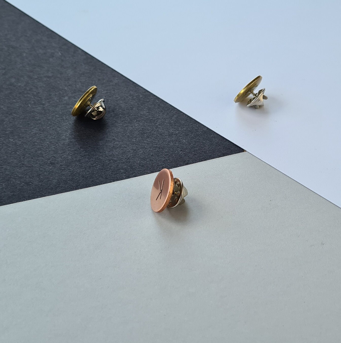 Initial Push Pin, Monogram Pushback Pin for Bags, Stocking Filler ...