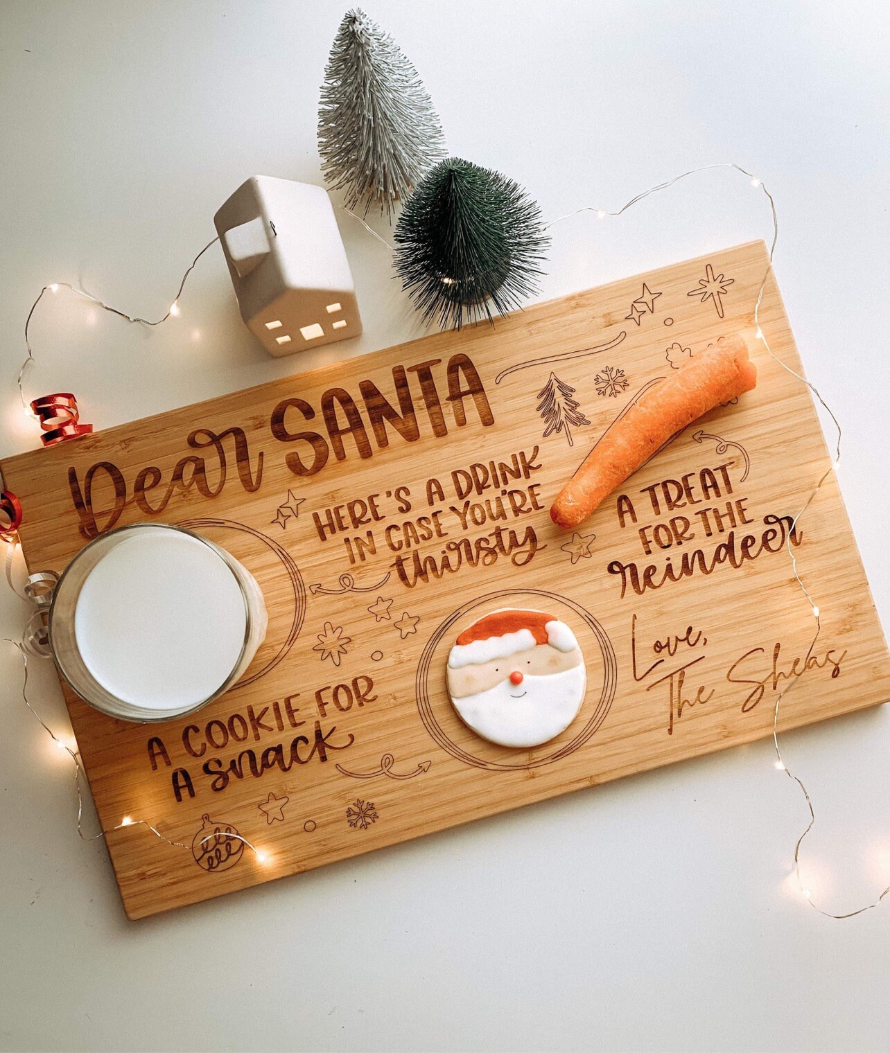 Engraved Santa Board - Etsy Canada