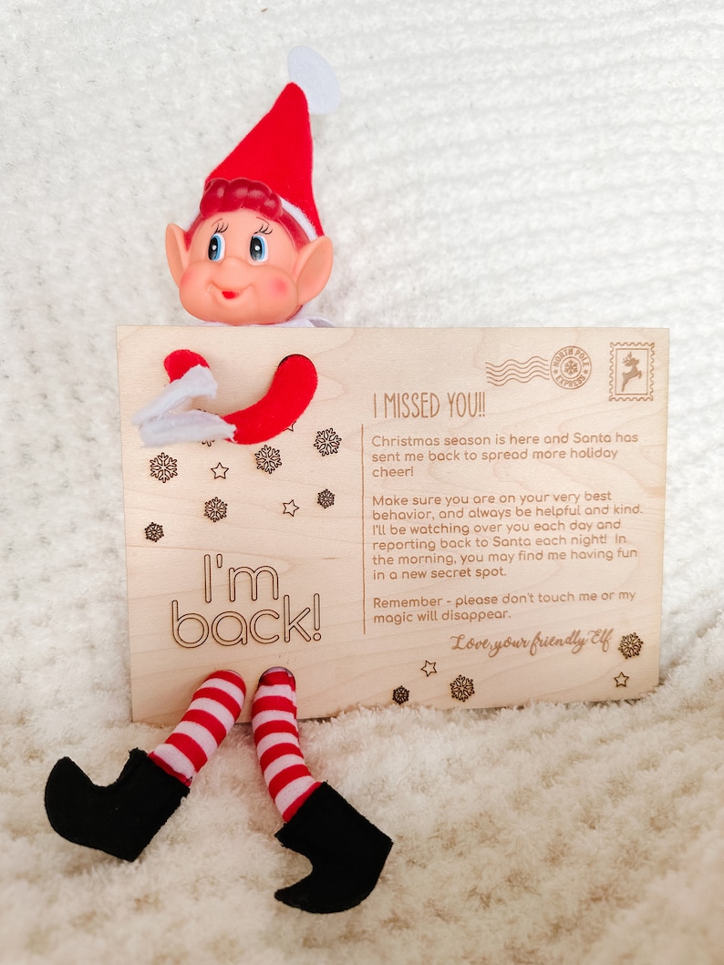 Elf Letter Board - Etsy