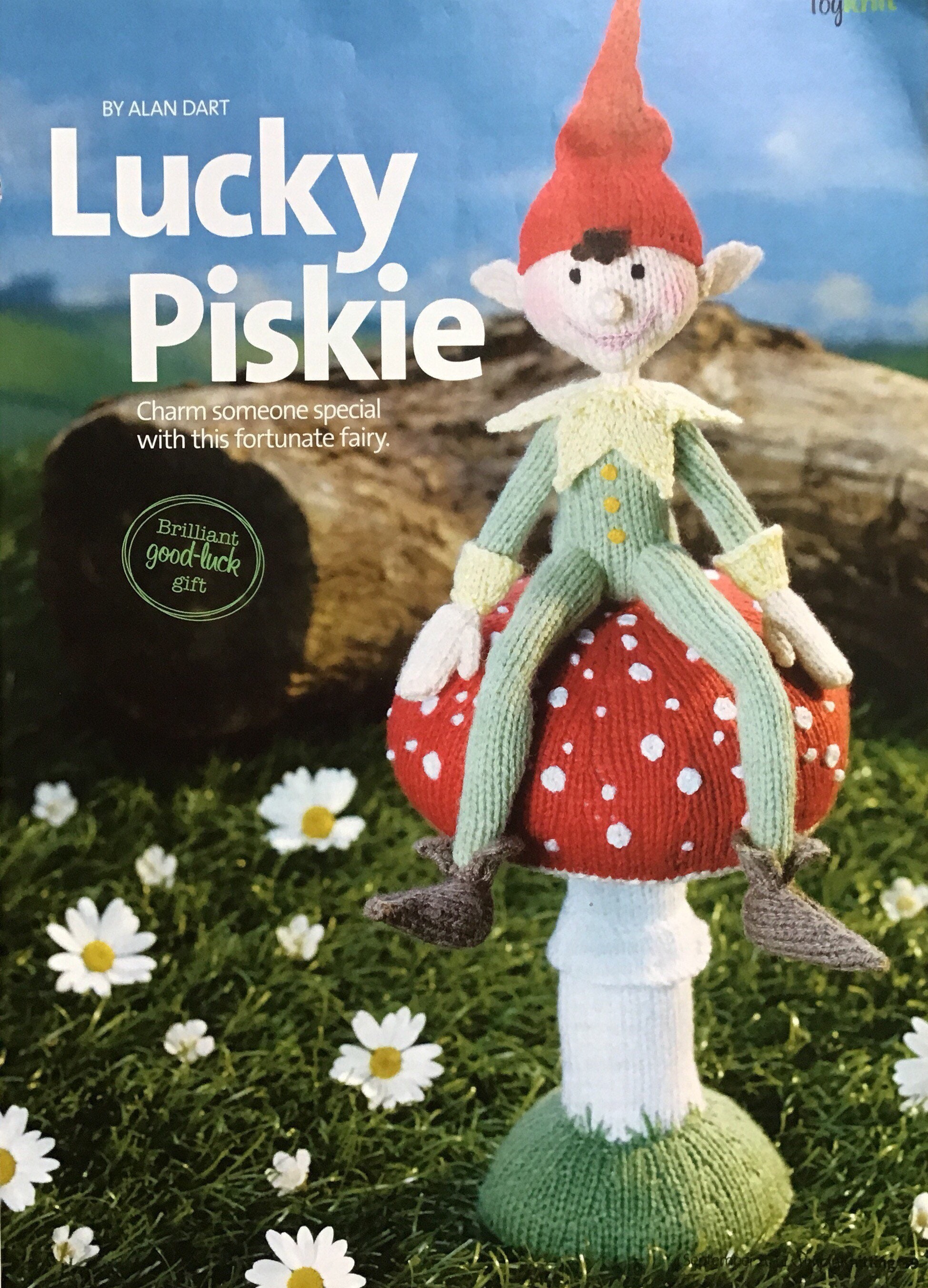 Alan Dart Knitting Pattern for Lucky Piskie - Etsy