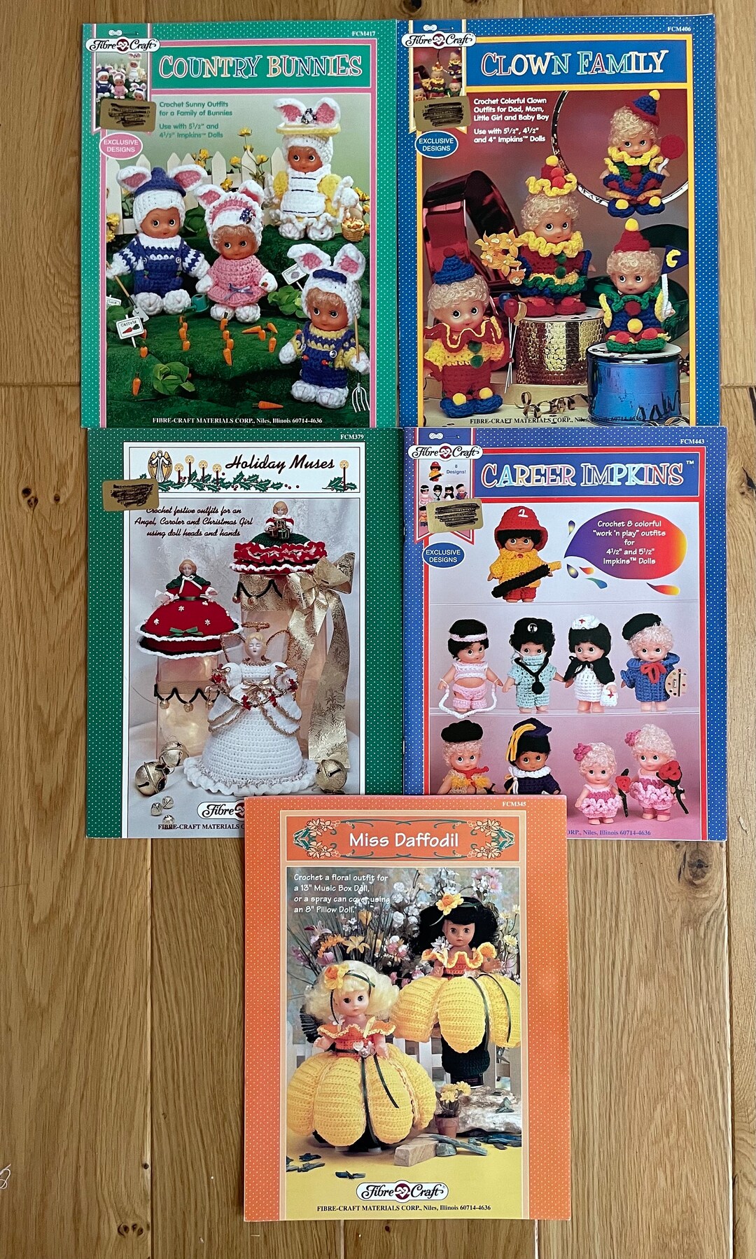 5 Fibre-craft Crochet Patterns for Dolls Outfits - Etsy