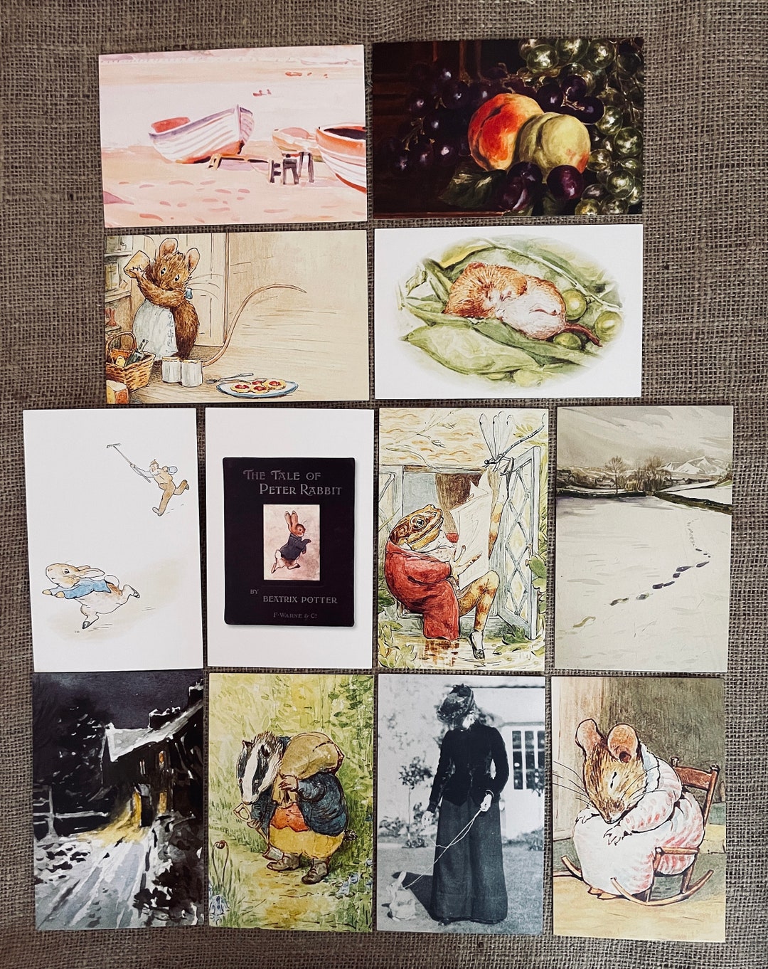 Set of 12 Beatrix Potter Postcards - Etsy