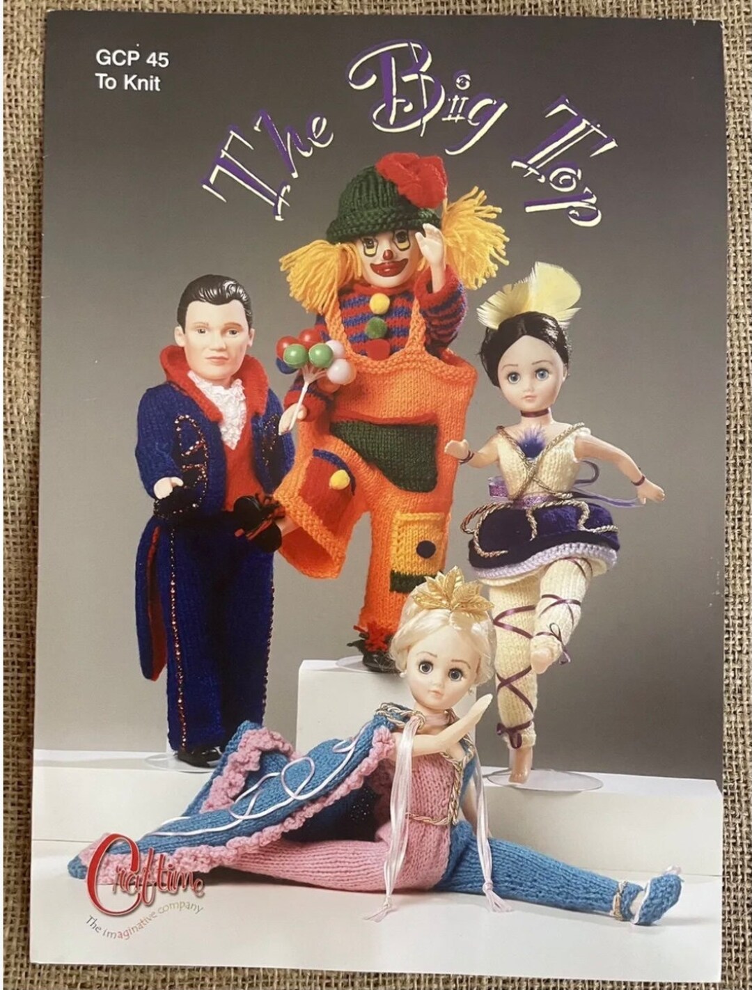 Craftime Knitting Pattern for Dolls Outfit the Big Top - Etsy