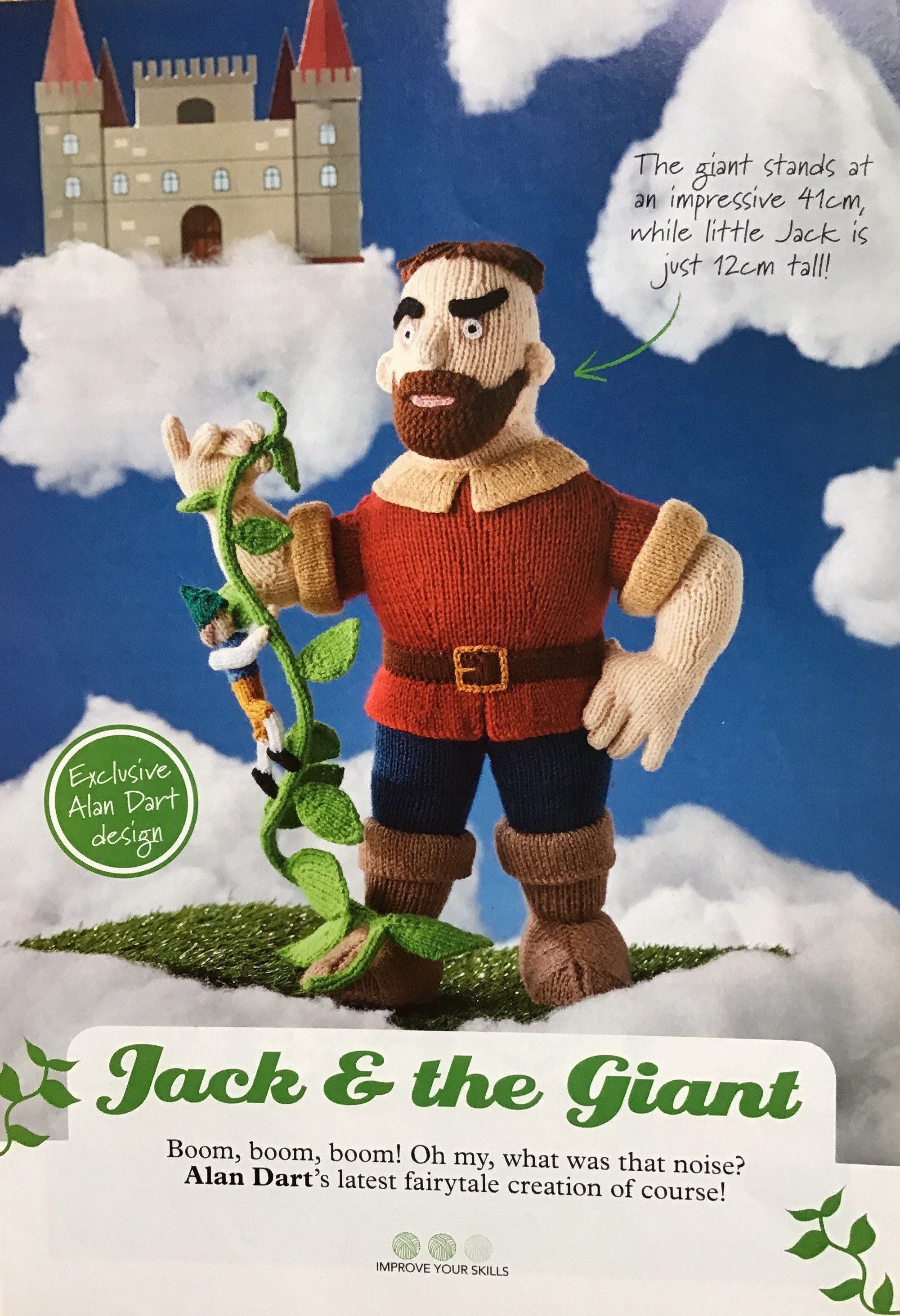 Alan Dart Knitting Pattern for Jack and the Giant - Etsy UK