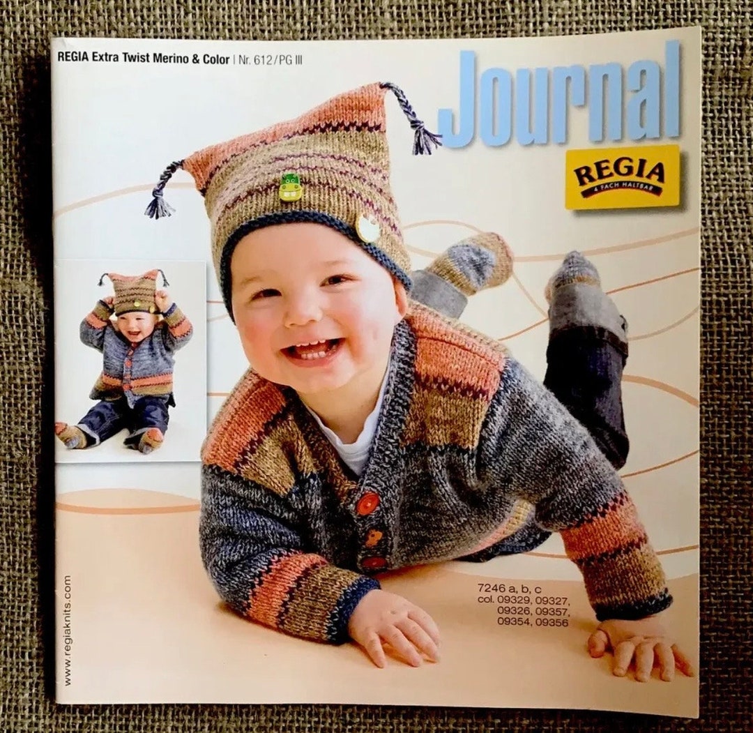 Regia Journal Baby Knitting Pattern Booklet - Etsy