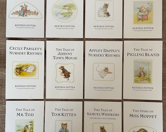 Set of 12 Beatrix Potter Postcards - Etsy