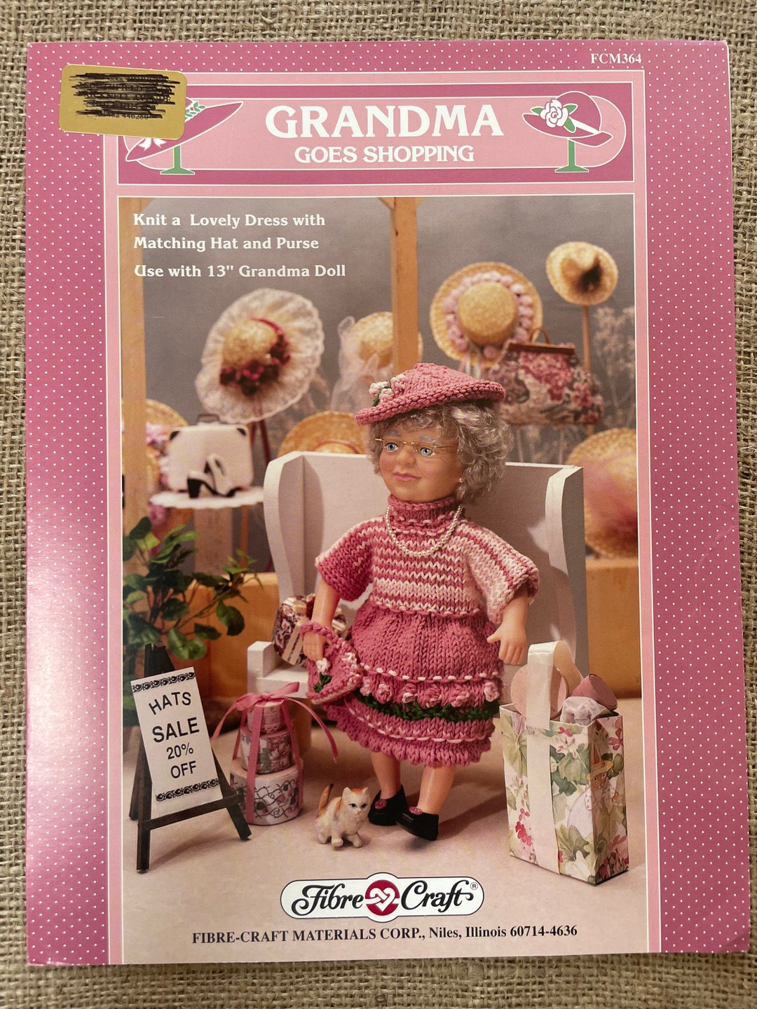 Fibre-craft Crochet Pattern for Dolls Outfit Grandma - Etsy