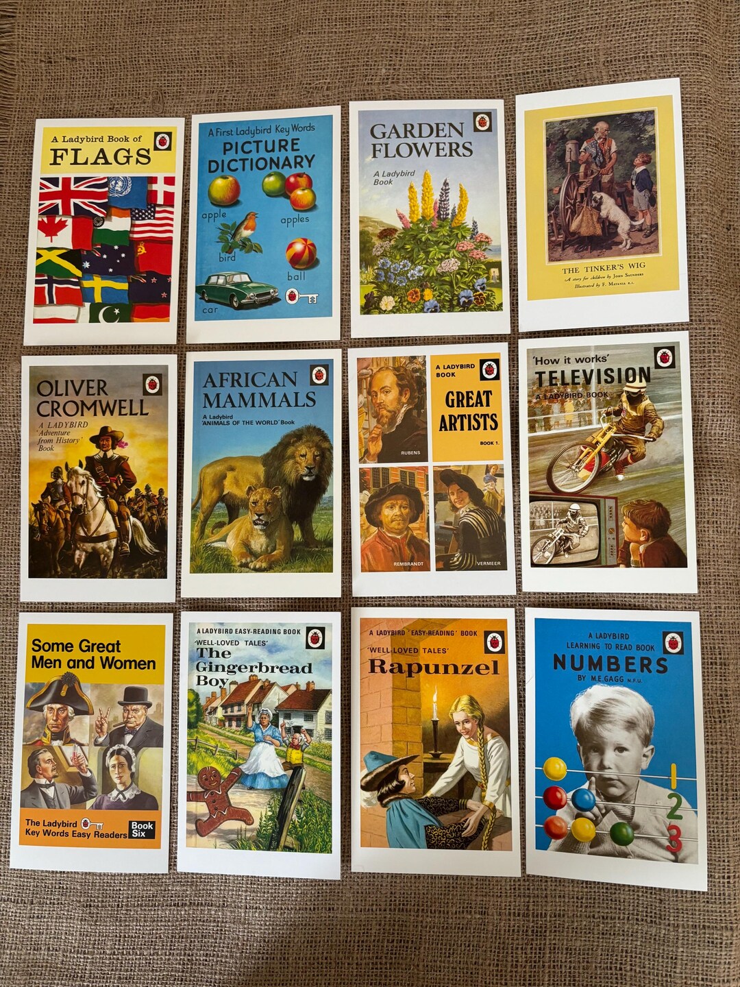 Set of 12 Ladybird Book Cover Postcards - Etsy