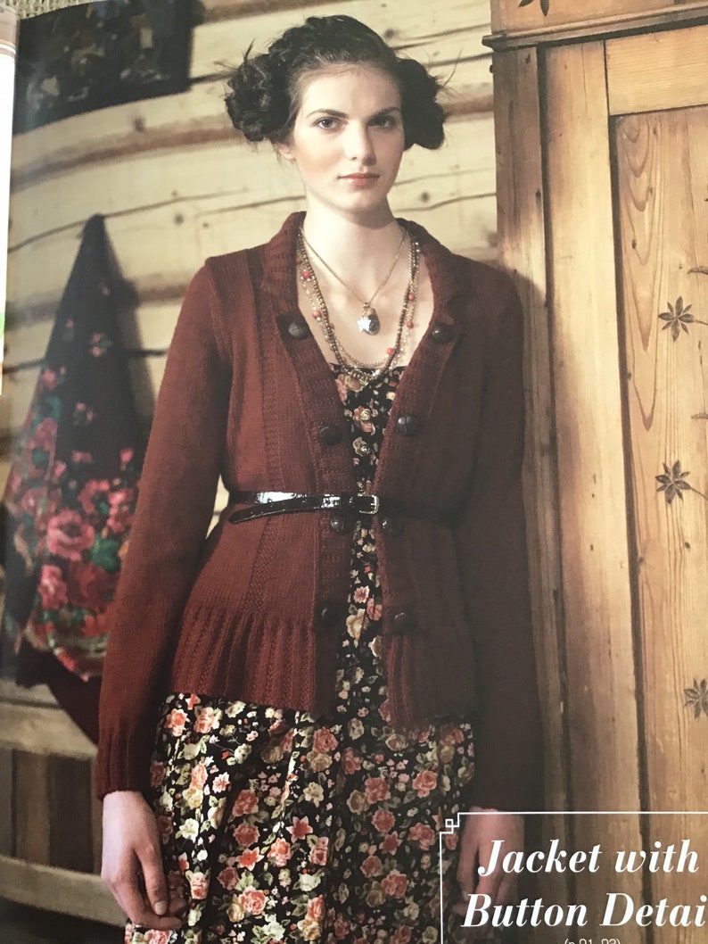Debbie Bliss Knitting Pattern Book Folk Chic - Etsy