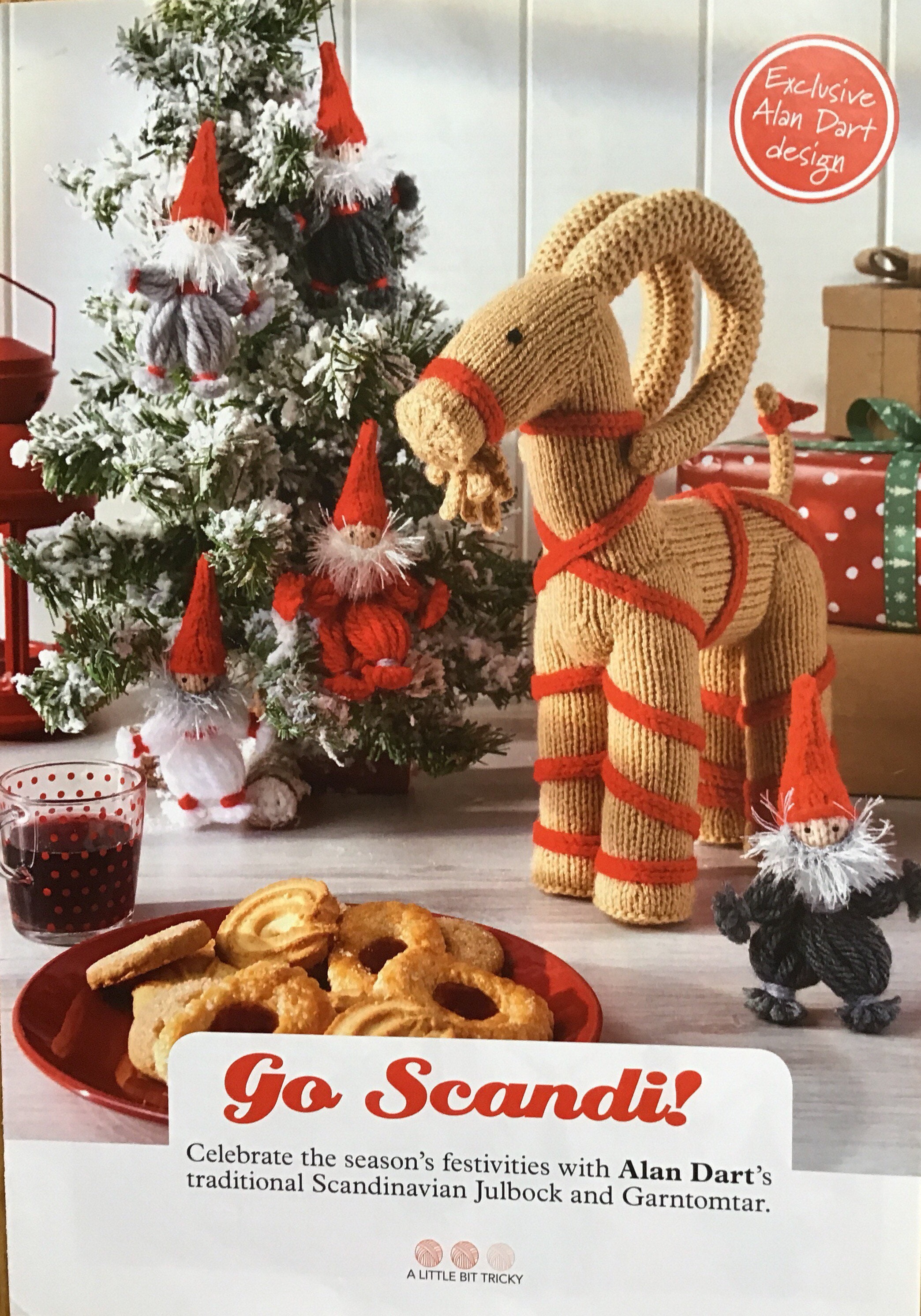 Alan Dart Knitting Pattern for Go Scandi Christmas Decorations | Etsy