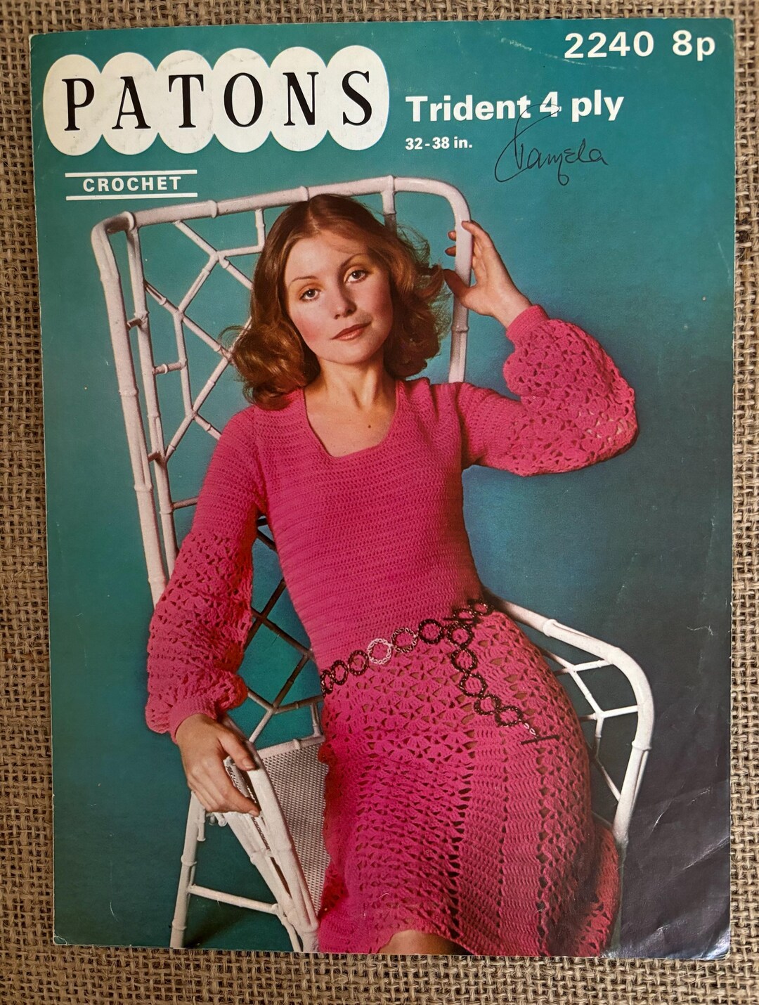 Vintage Patons Crochet Pattern for Ladies Dress - Etsy