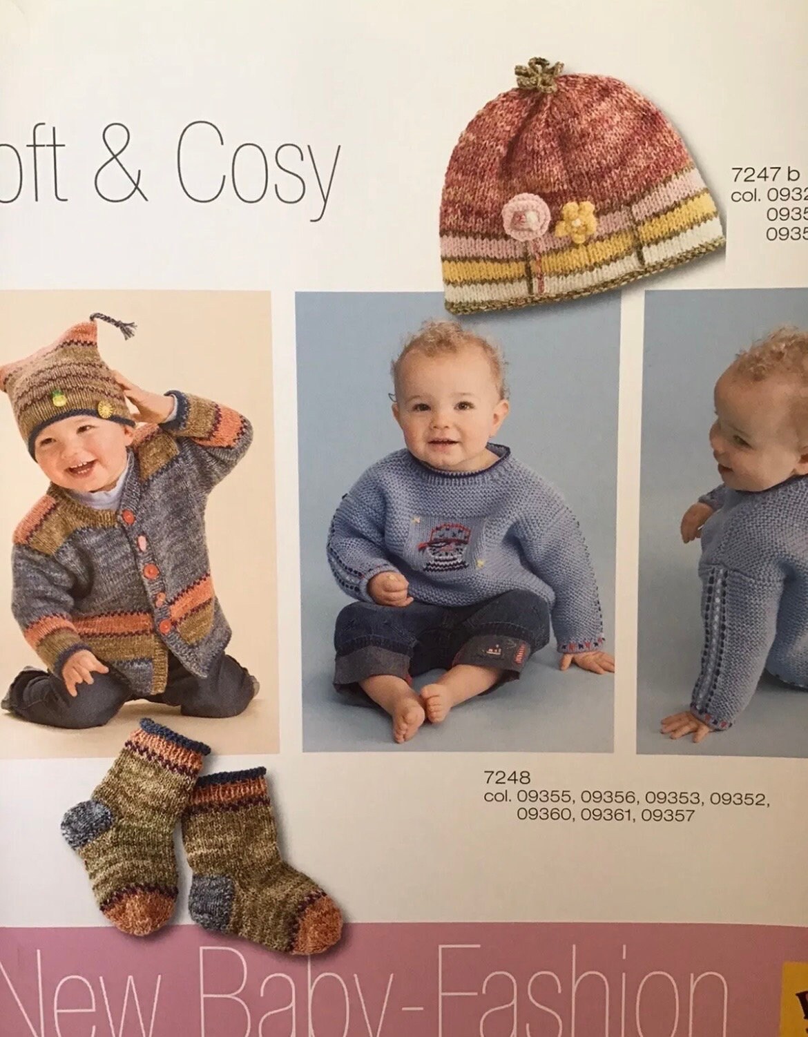 Regia Journal Baby Knitting Pattern Booklet - Etsy