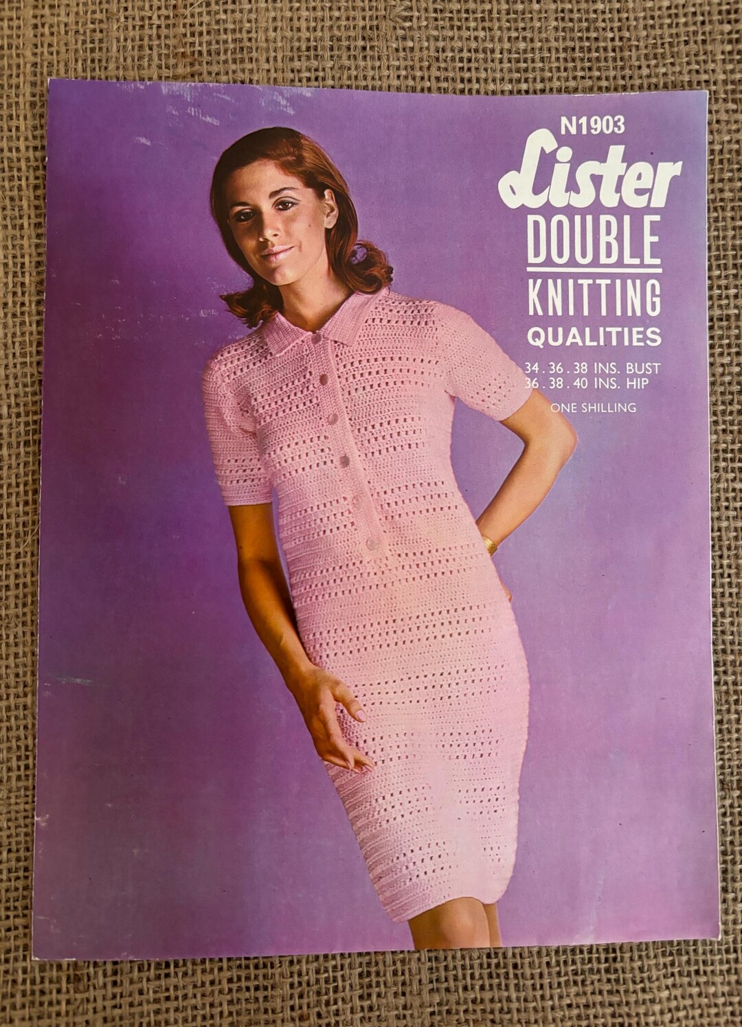 Vintage Lister Crochet Pattern for Ladies Dress - Etsy