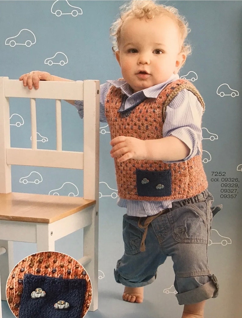 Regia Journal Baby Knitting Pattern Booklet - Etsy