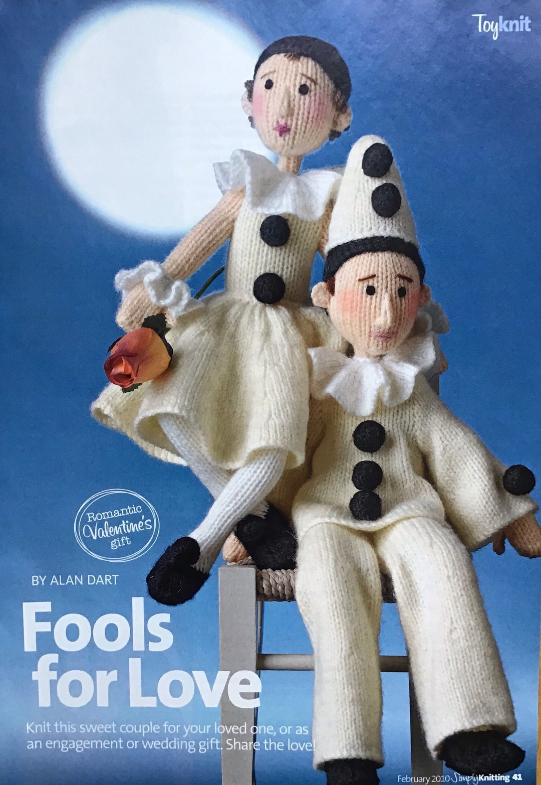 Alan Dart Knitting Pattern for Fools for Love - Etsy