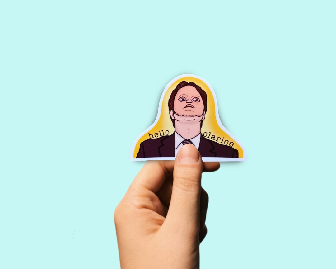 The Office Dwight Schrute CPR Mask Vinyl Sticker - Etsy