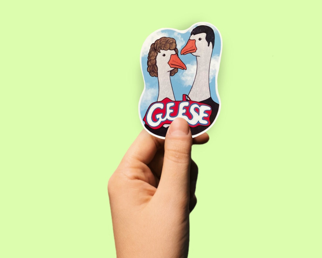 Funny Grease Geese Vinyl Sticker - Etsy