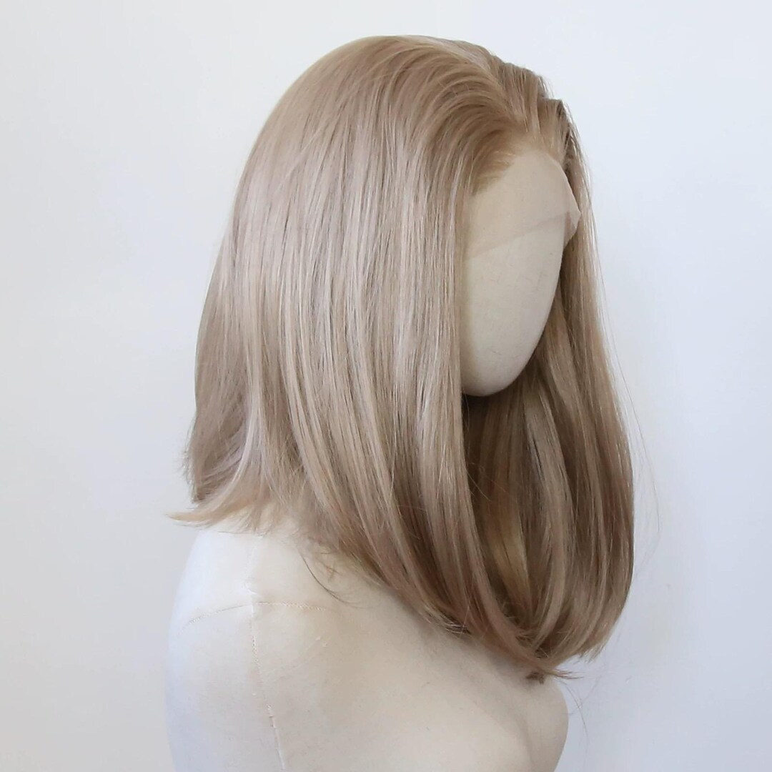 Shoulder Length/light Blond Straight Hair, High Temperature Hair, Lace ...