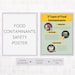 Food Safety Poster, Printable Food Safe Poster, Restaurant Safety, Food ...