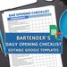 Allergen Chart for Food Service Allergen Matrix Editable - Etsy Canada