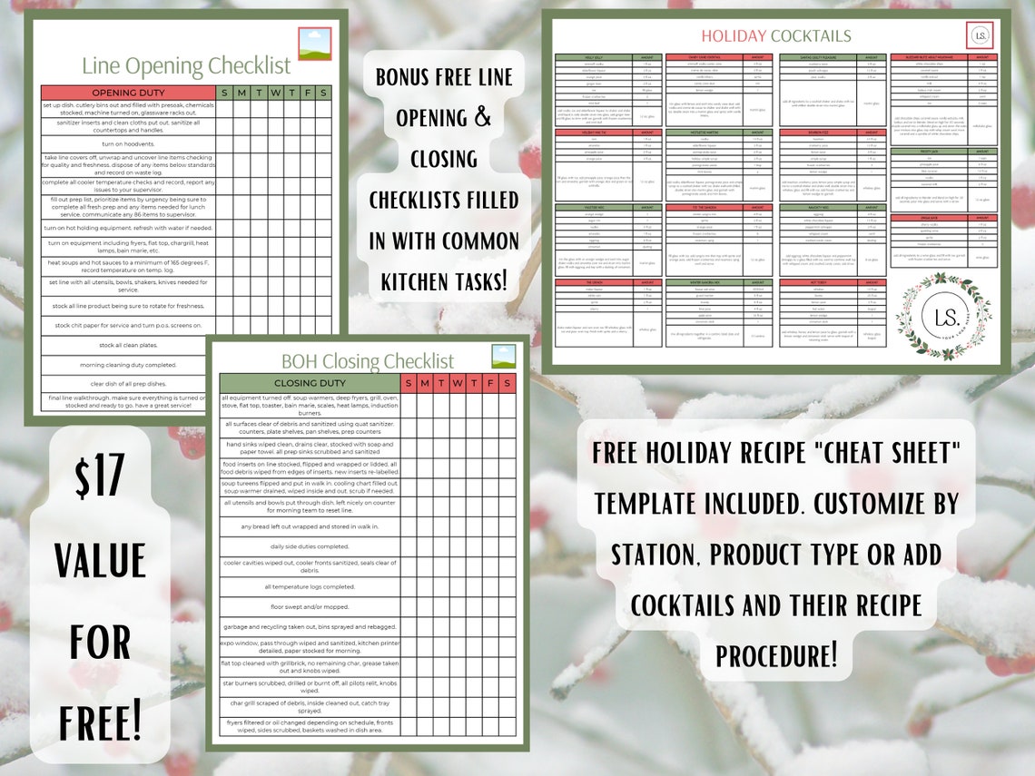 Holiday Event Planner Template Bundle, Learn to Plan and Execute Large ...