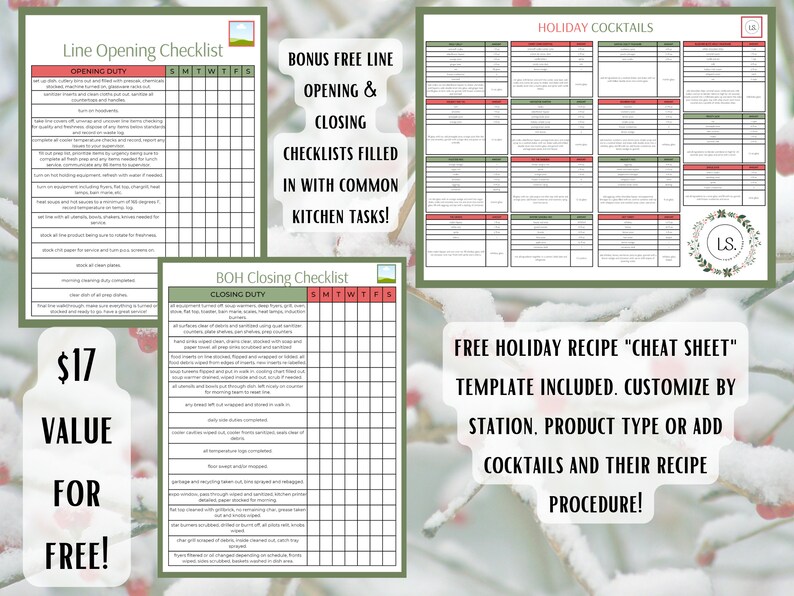 Holiday Event Planner Template Bundle, Learn to Plan and Execute Large ...