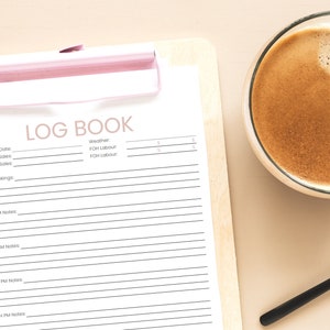 Restaurant Log Book, Hospitality Industry Review Journal, Manager Log ...